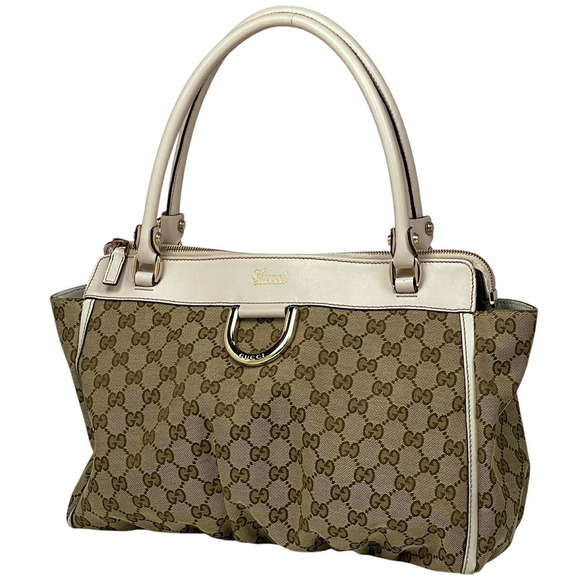 Gucci | Bags | Gucci Gg Pattern Tote Bag Abby Shoulder Bag Gg Canvas ...